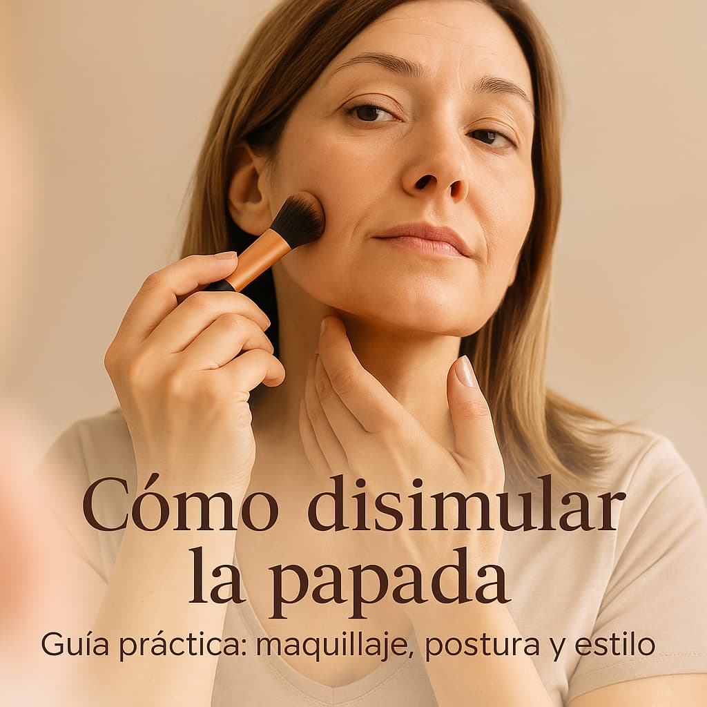 Cómo disimular la papada: guía práctica (maquillaje, postura y estilo ...